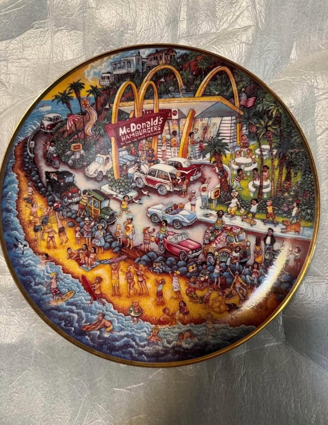 Vintage Franklin Mint Mcdonald’s Porcelain Collector Plates – Set of 5 ...