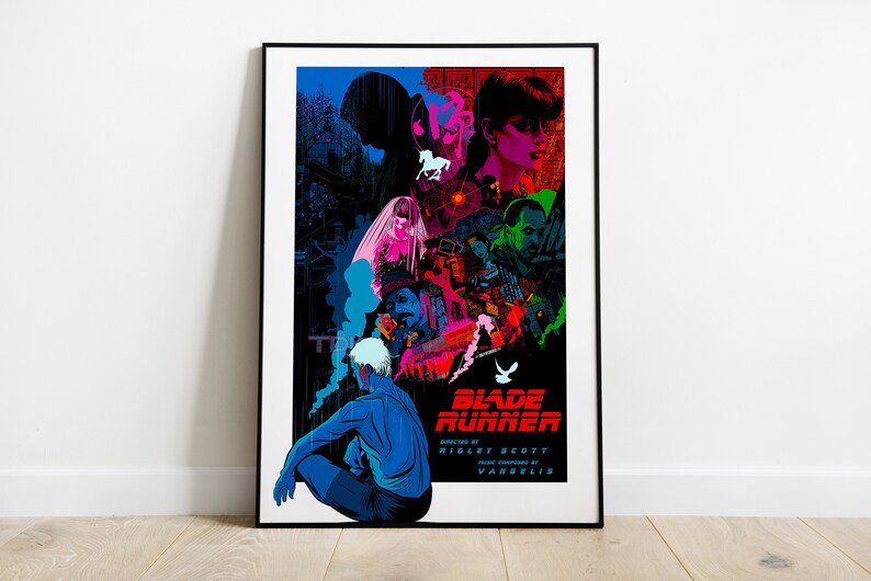 Blade Runner Wall Decor Blade Runner 1982 Poster Blade - Etsy