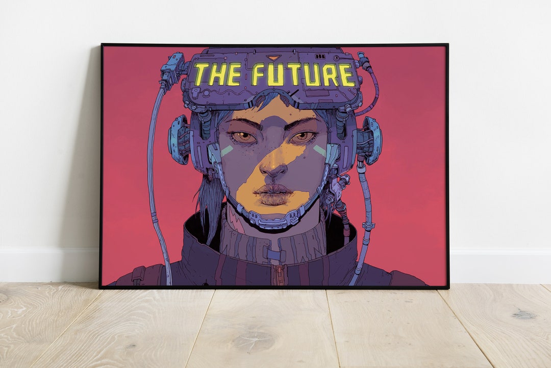 Neuromancer Illustration Neuromancer Wall Art Neuromancer Novel Poster ...