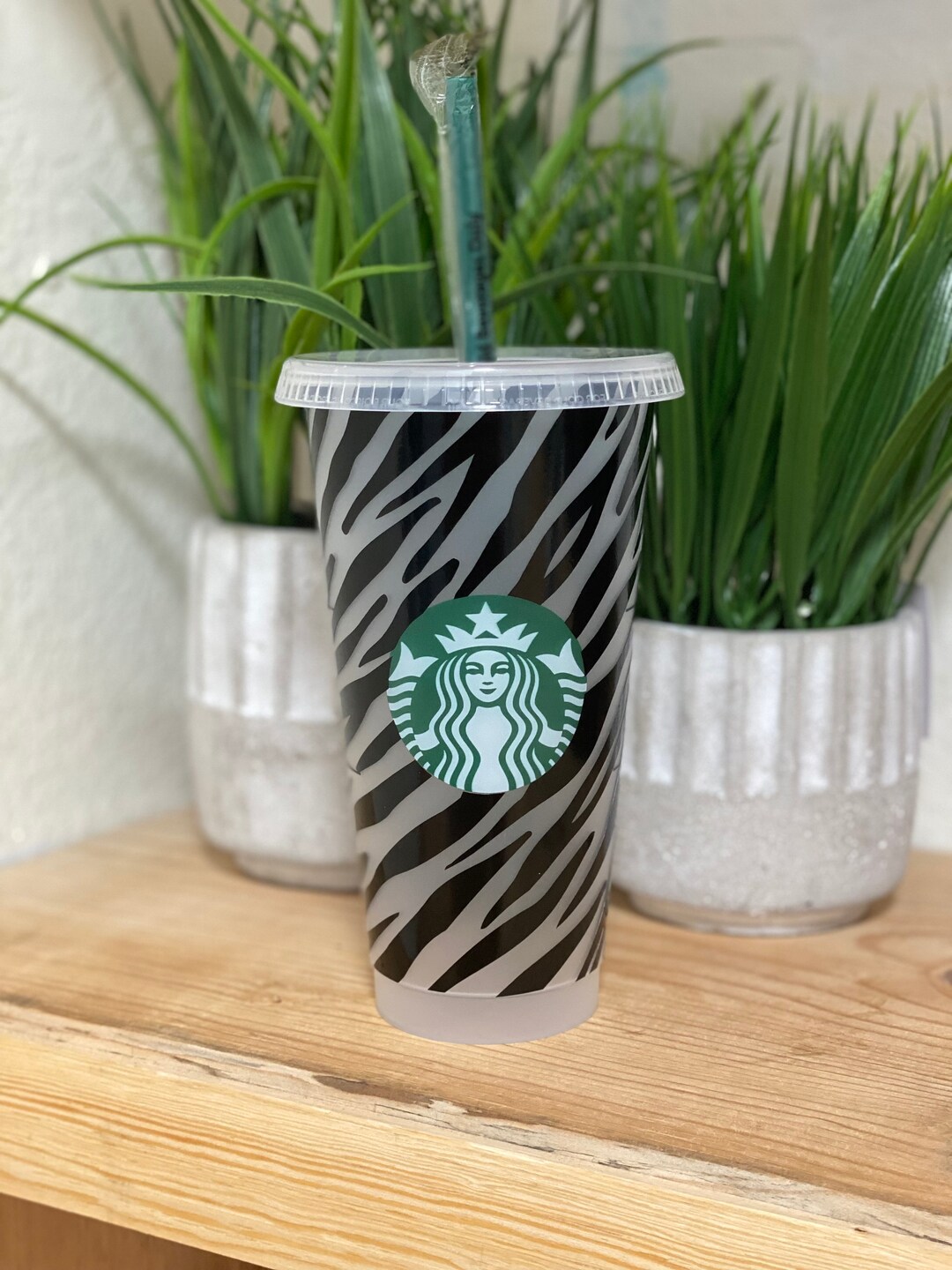 Tiger Print Cup, Custom Tiger Print Cup, Animal Print Cup, Custom ...