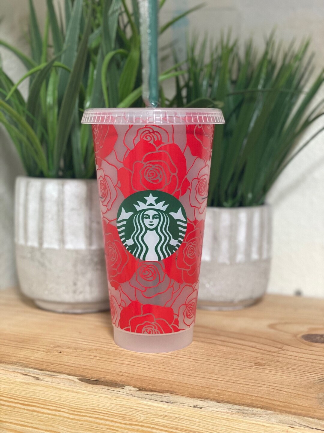 Rose Cup, Custom Rose Cup, Wrap Around Rose Cup. Roses All Around Cup ...