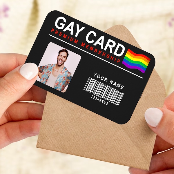 Gay Identity Card - Etsy UK