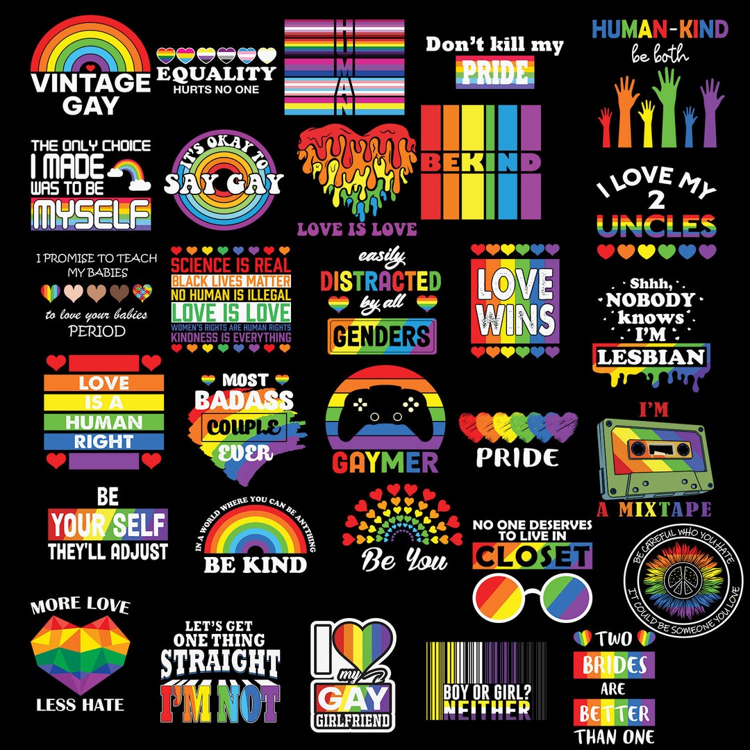 LGBTQ Svg Bundle, Pride Month Png, Gay Pride Svg, Gay Festival Outfits ...