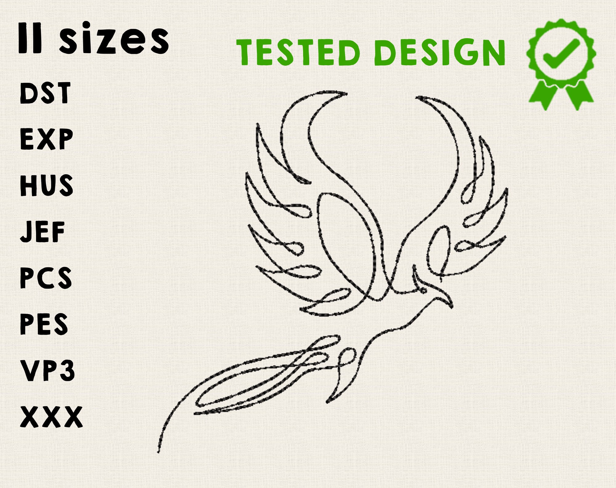 Simple Designs To Draw Phoenix