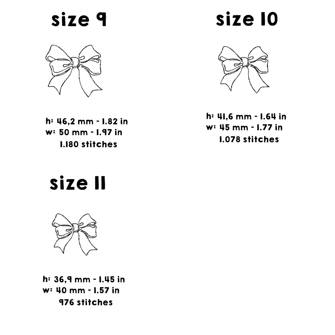 Bow Line Art Simple Single Color Mini Embroidery Design Machine Pattern ...