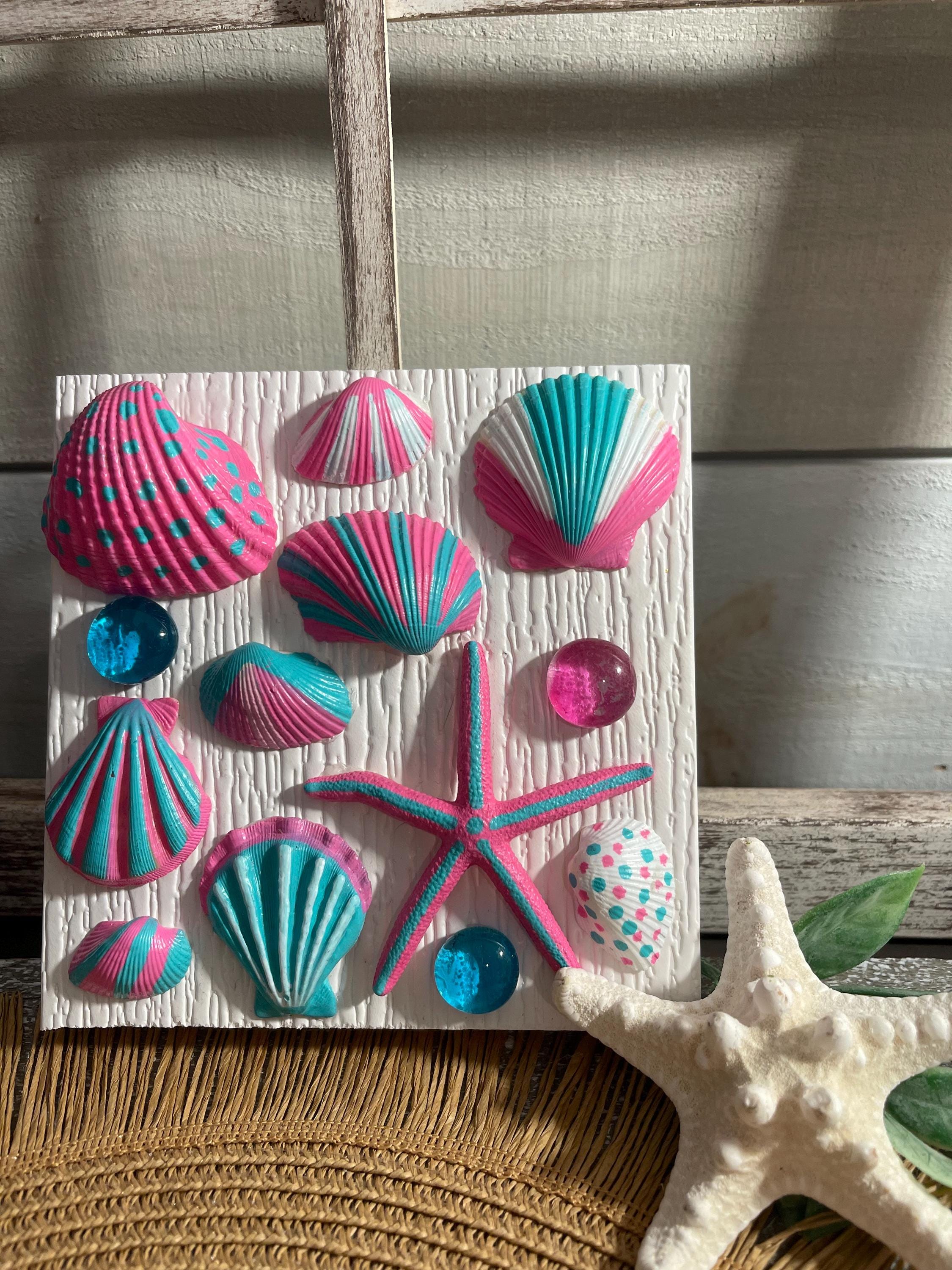 Hand-painted Shell Wall Art - Etsy