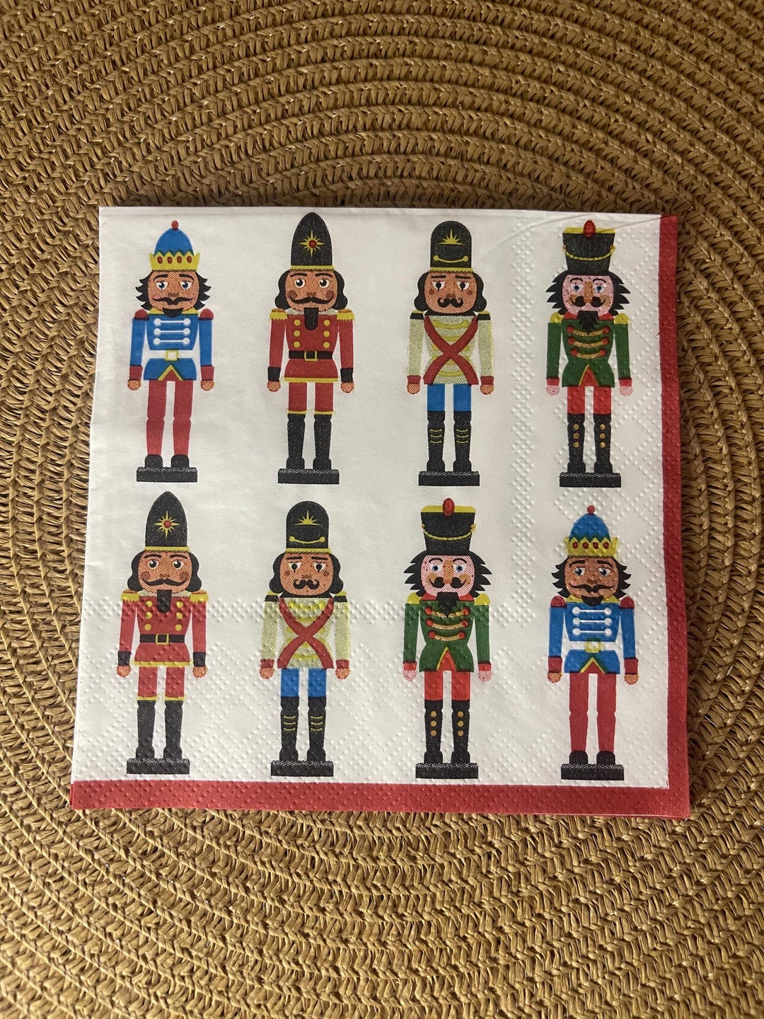 Nutcracker Decoupage Paper Napkins: Christmas Craft Supplies (set of 3 ...