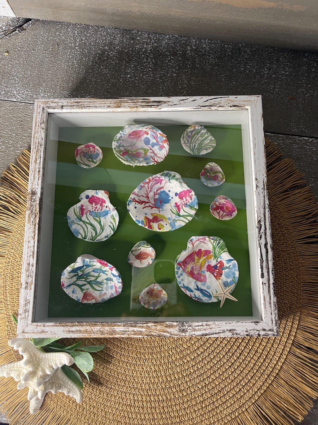 Shell Shadow Box - Under the Sea - Etsy
