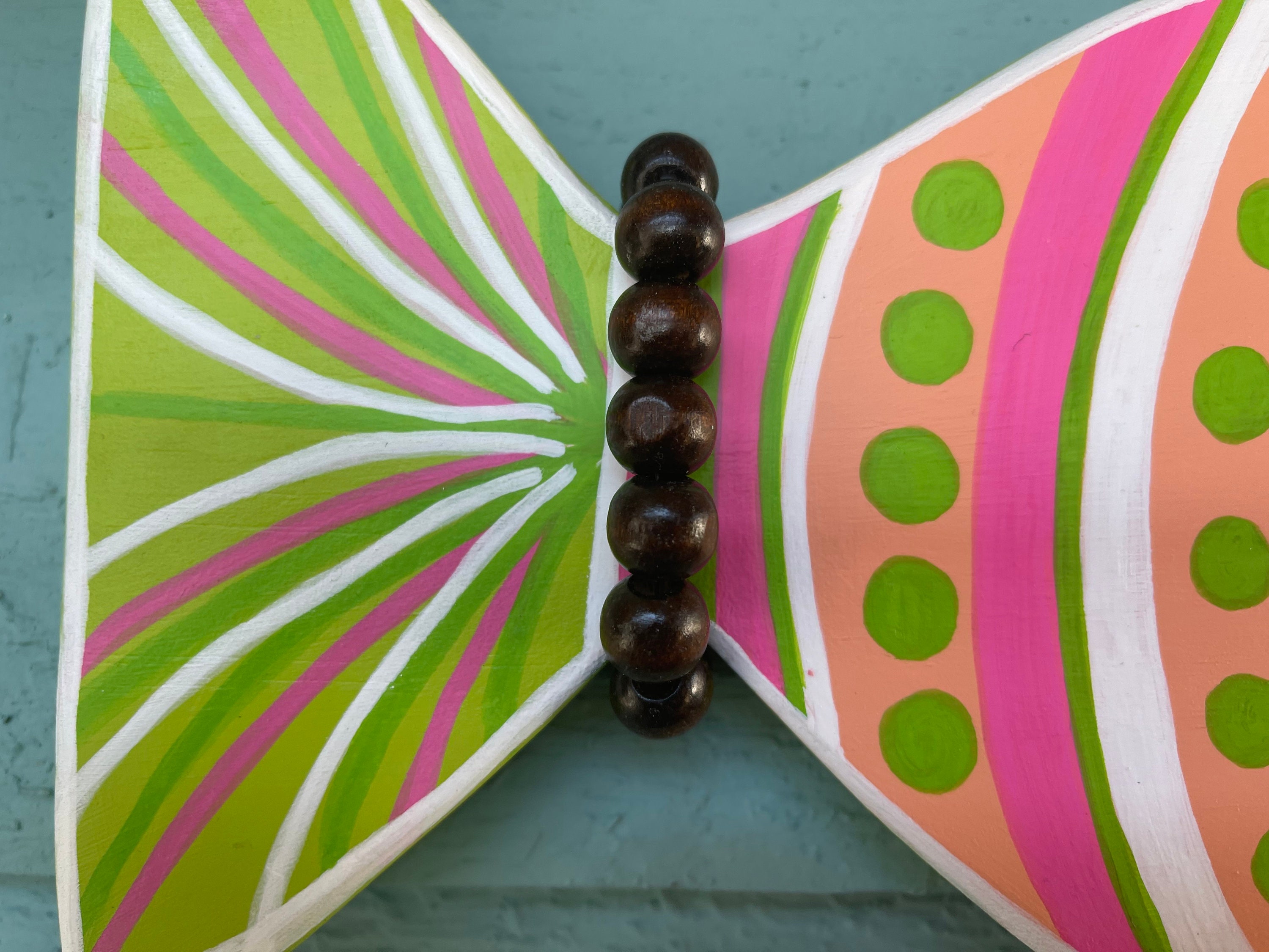 CANDICE Wooden Painted Coastal Fish Art Wood Art Painted - Etsy