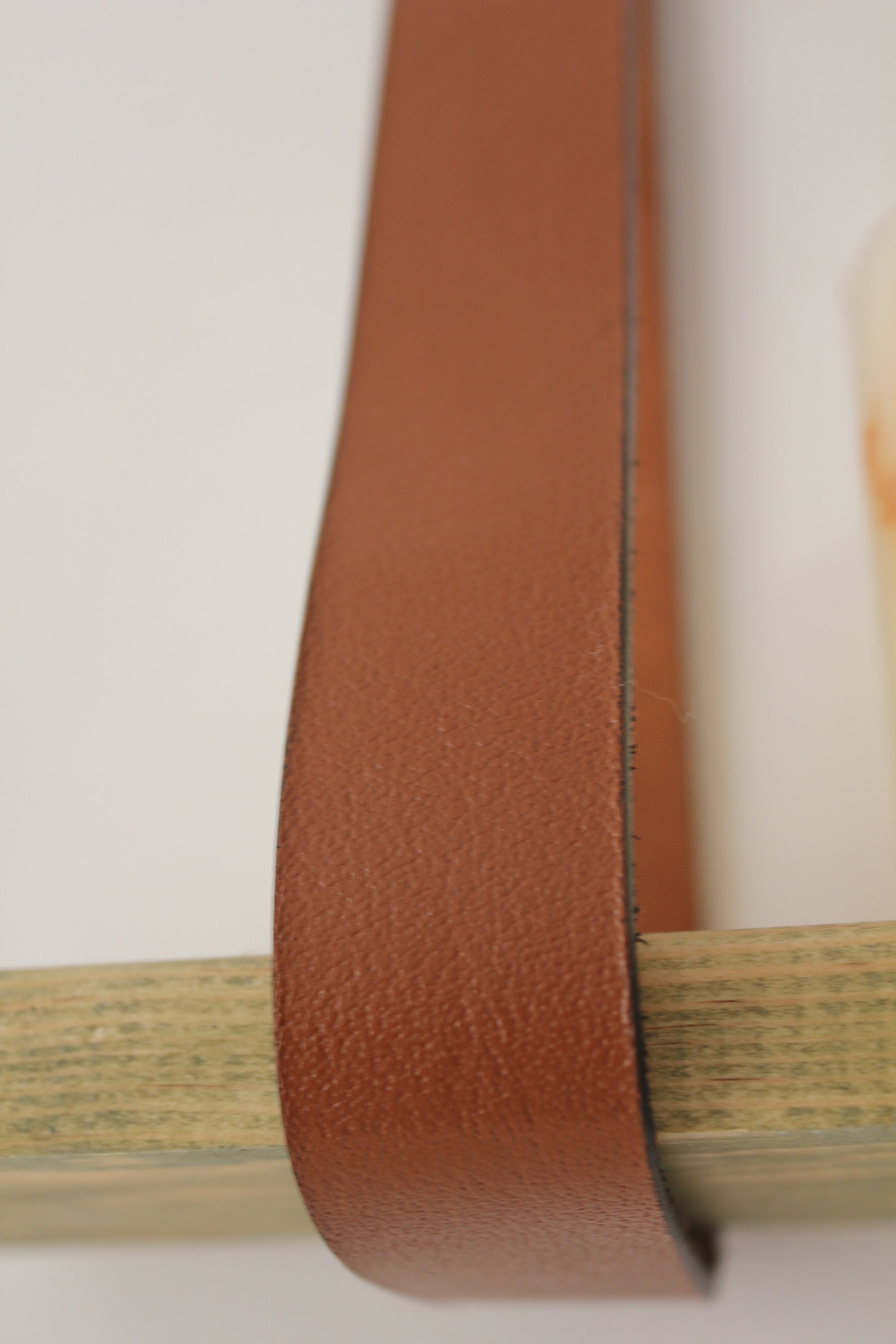Full Grain Leather Wall Organizer Straps Set of 2 Floating - Etsy