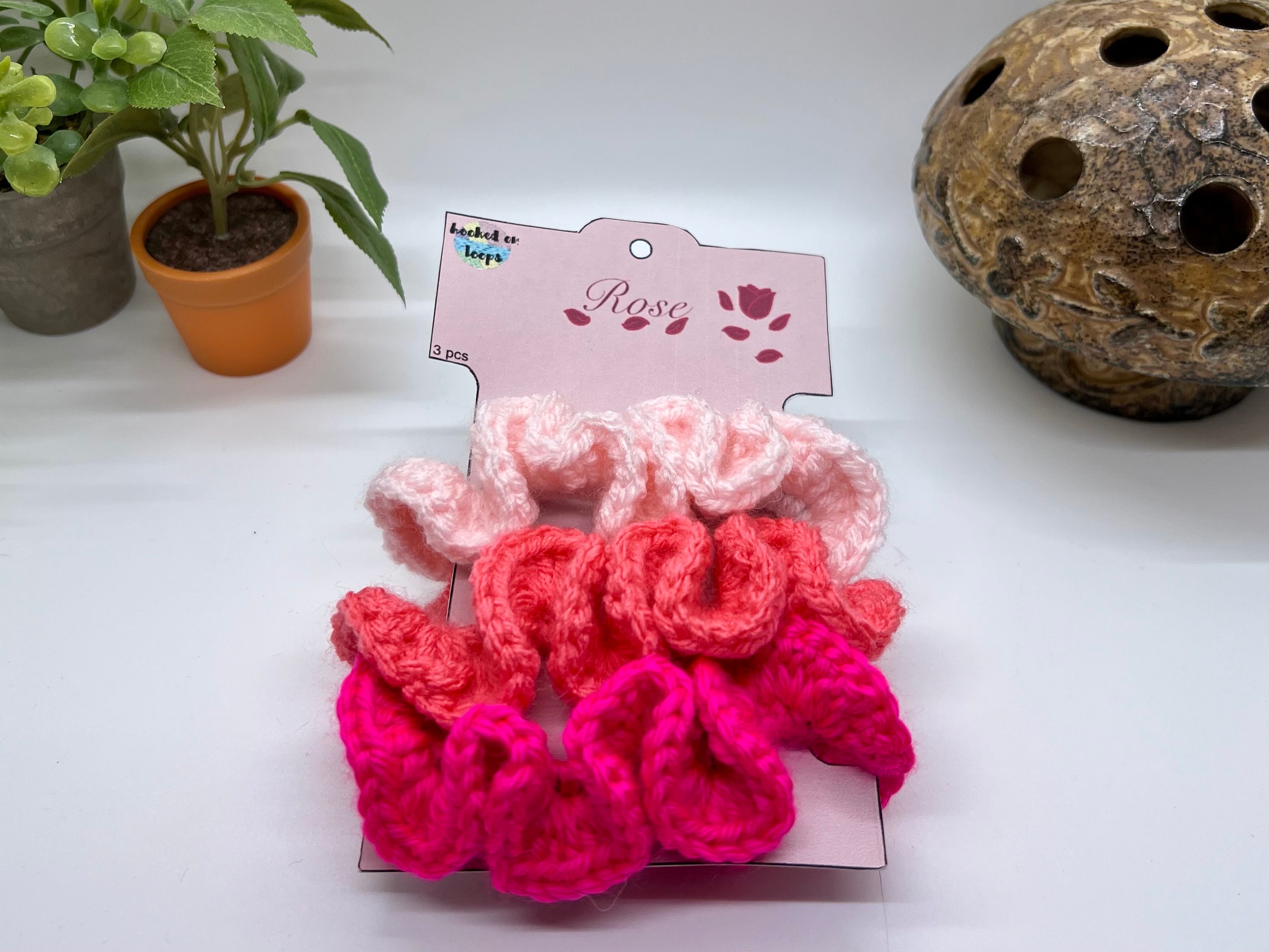 Crochet Scrunchies! (packs of Three) - Etsy