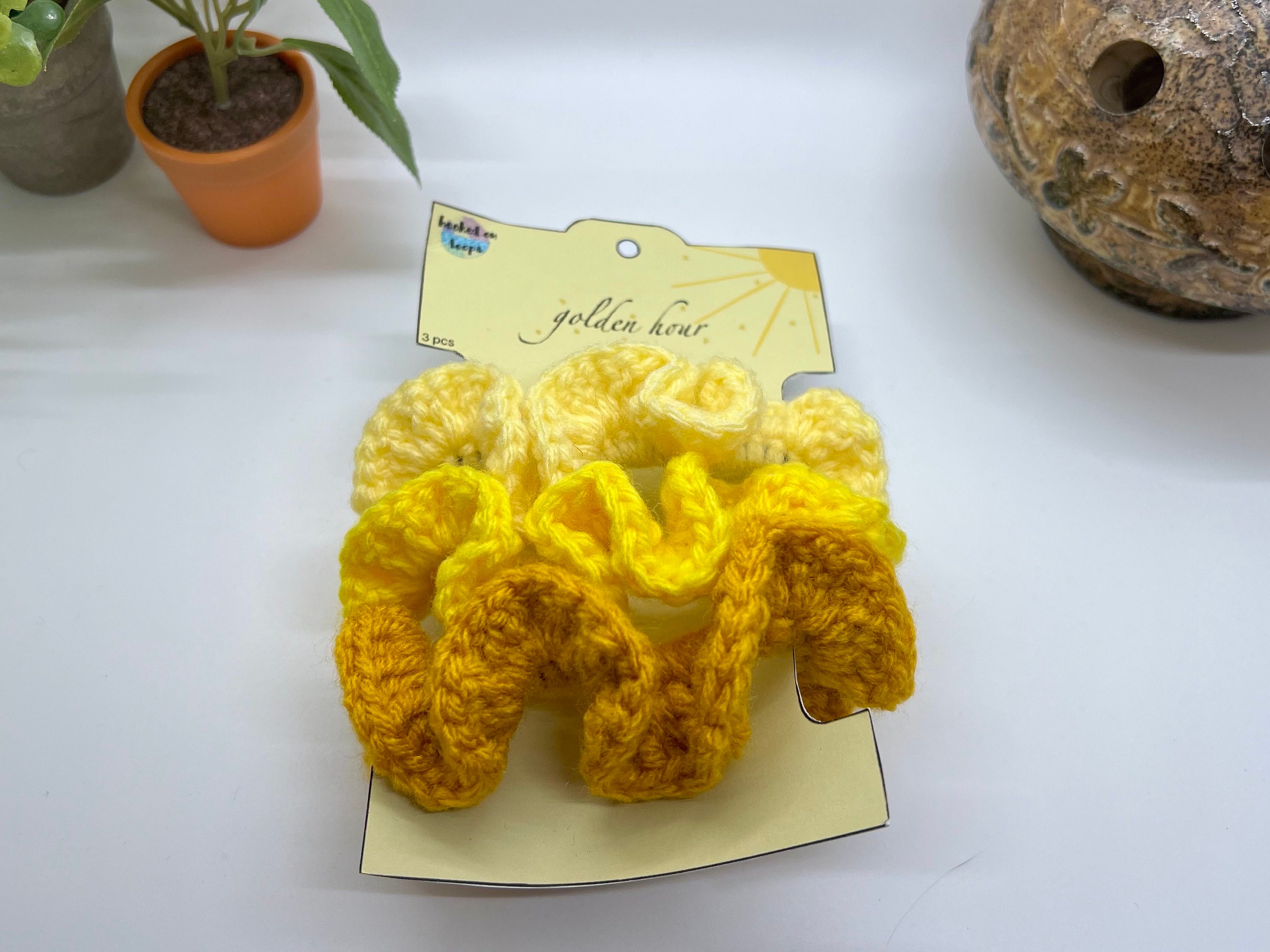 Crochet Scrunchies! (packs of Three) - Etsy