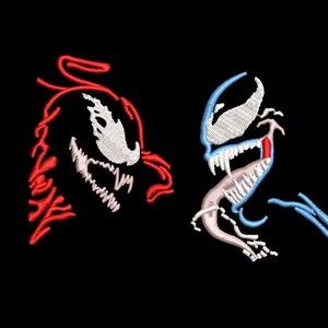 Fiber Arts Art & Collectibles Venom Embroidery Design File Pattern ...