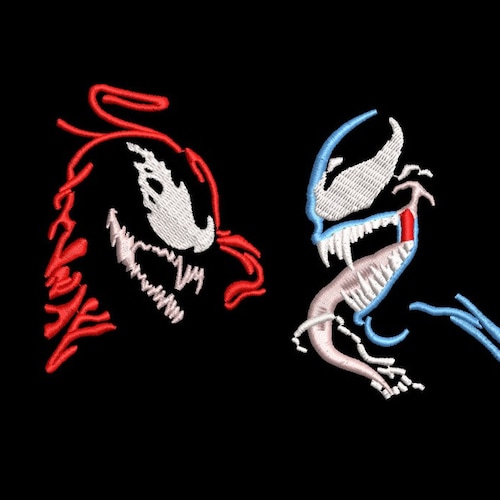 Mini Venom Embroidery File Design Pattern Dst Exp Pes - Etsy
