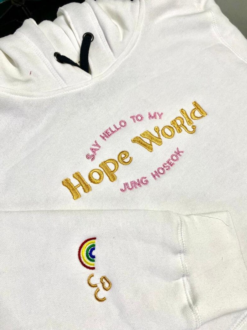 HOPE WORLD BTS Embroidery Design File Dst Pes Vp3 Jet and - Etsy