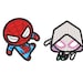 Spider Man and Spider Gwen Embroidery Design File Dst, Pes, Vp3, Jet - Etsy