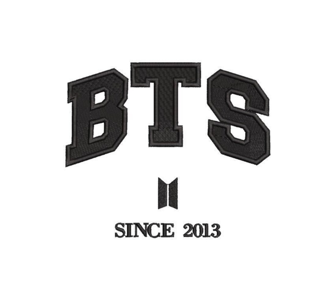 BTS File Embroidery Design File Dst, Jef, Exp, Pes, Vp3 - Etsy