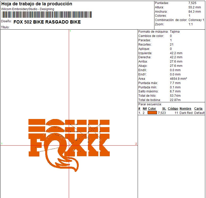 FOX CAP Embroidery Design File Dst Pes Vp3 Jet - Etsy