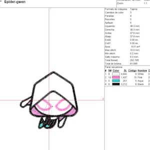 Spider Man and Spider Gwen Embroidery Design File Dst, Pes, Vp3, Jet - Etsy