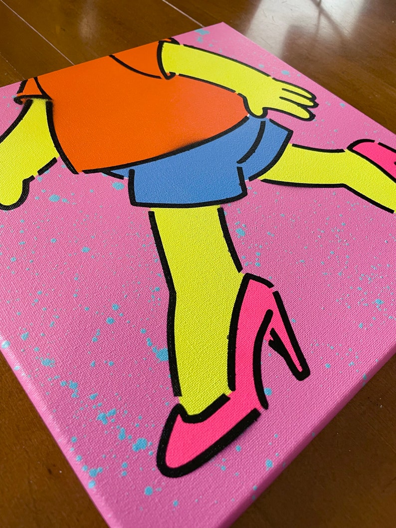 Bart Simpson in Heels - 6 Layer Spray Paint Stencil Art - the Simpsons ...