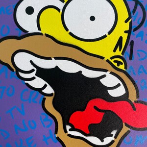 Homer Simpson the Shinning 5 Layer Spray Paint - Etsy