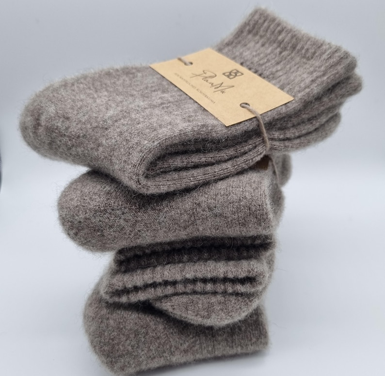 3 Pairs Value Pack of Extremely Warm Wool Socks With Thick Soles Made ...