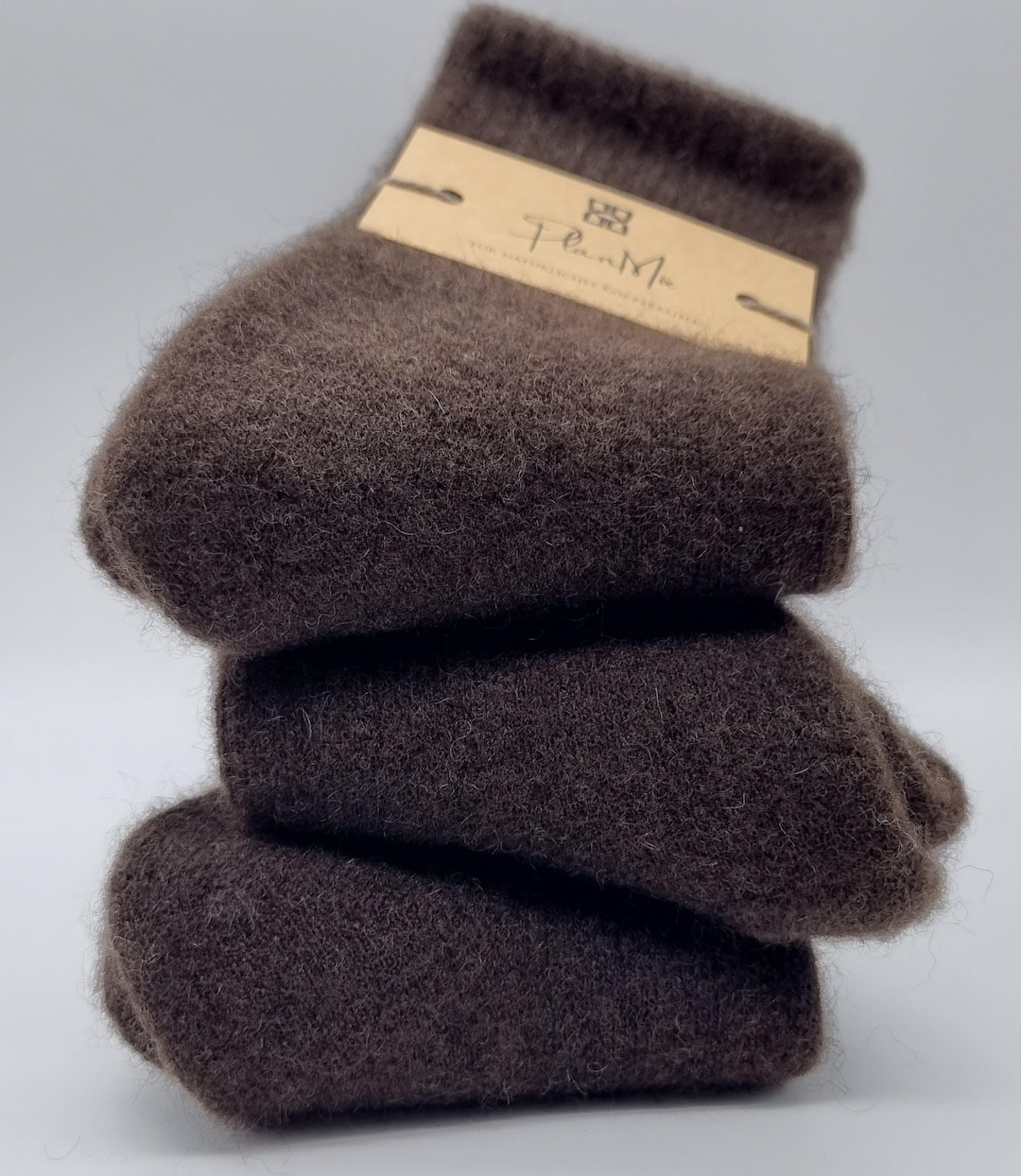 3 Pairs Value Pack of Extremely Warm Wool Socks With Thick Soles Made ...