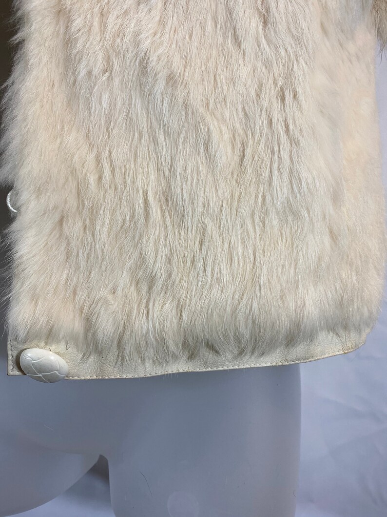 Chosen Furs Vintage Rabbit Fur Ivory Fully Lined Vest Small Origin ... Chosen Furs Vintage Rabbit Fur Ivory Fully Lined Vest Small Origin ...