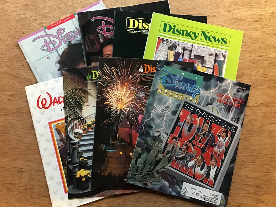 Vintage disney News disney Magazine - Etsy