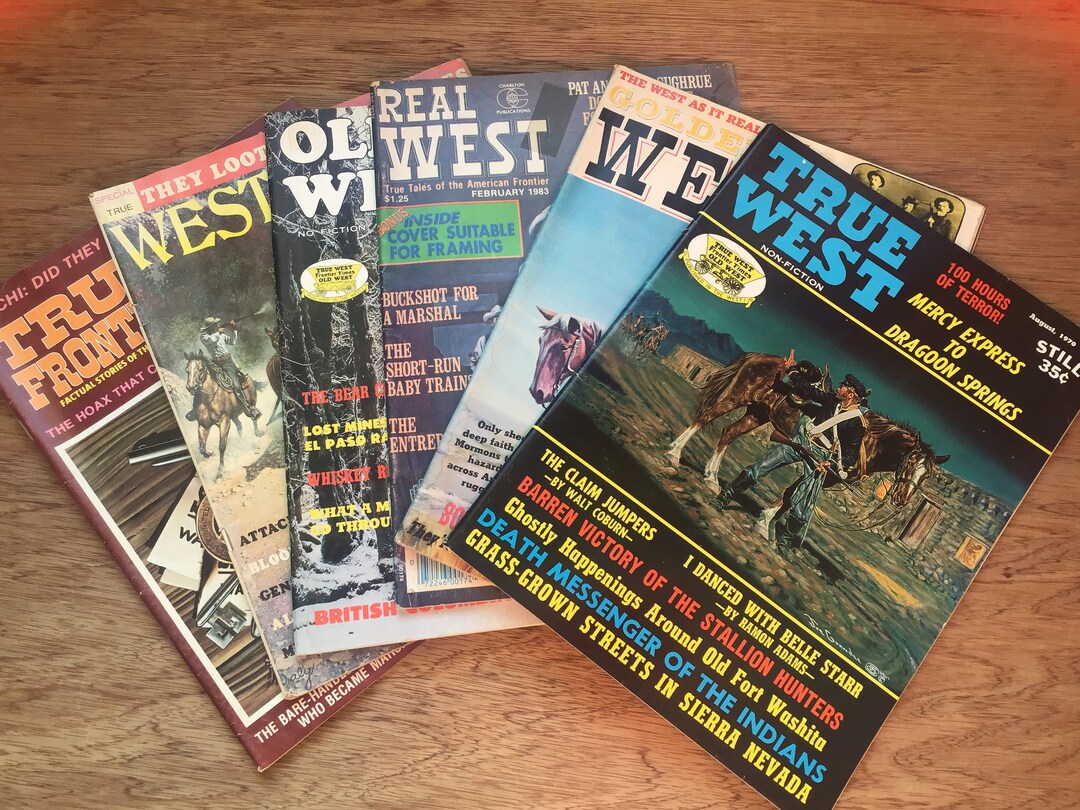 Vintage True West-golden West-real West-old West-westerner-true ...