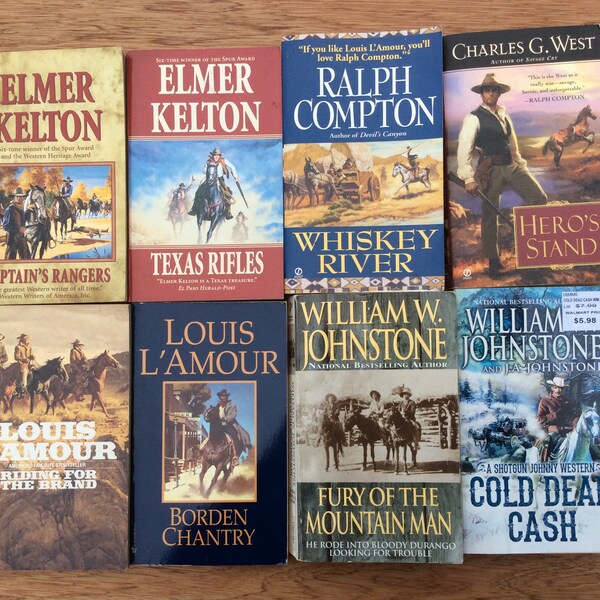 Western Book Lot - Etsy