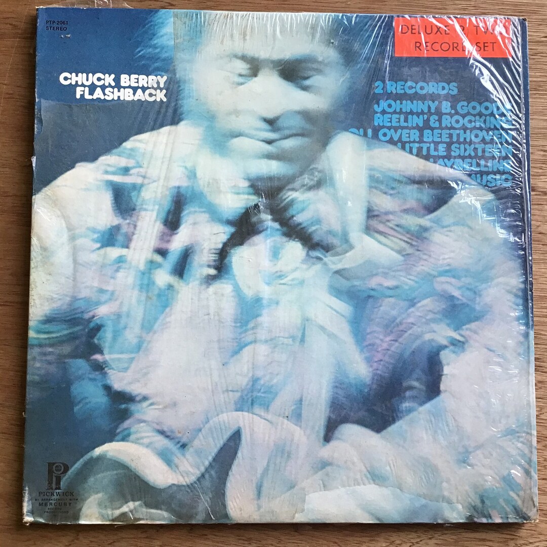 Vintage Chuck Berry "chuck Berry Flashback" Double LP Pickwick/33 ...