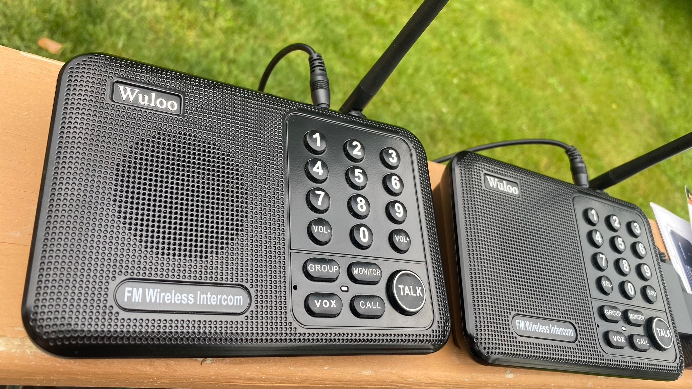 Wuloo Wireless Home Intercom System 2 Pack Long-range Multi Channel ...