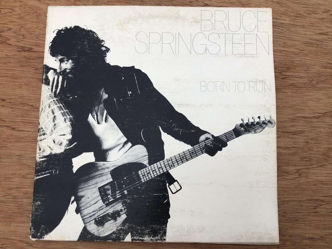 Vintage Bruce Springsteen "born to Run" LP Colombia Records PC 33795 ...