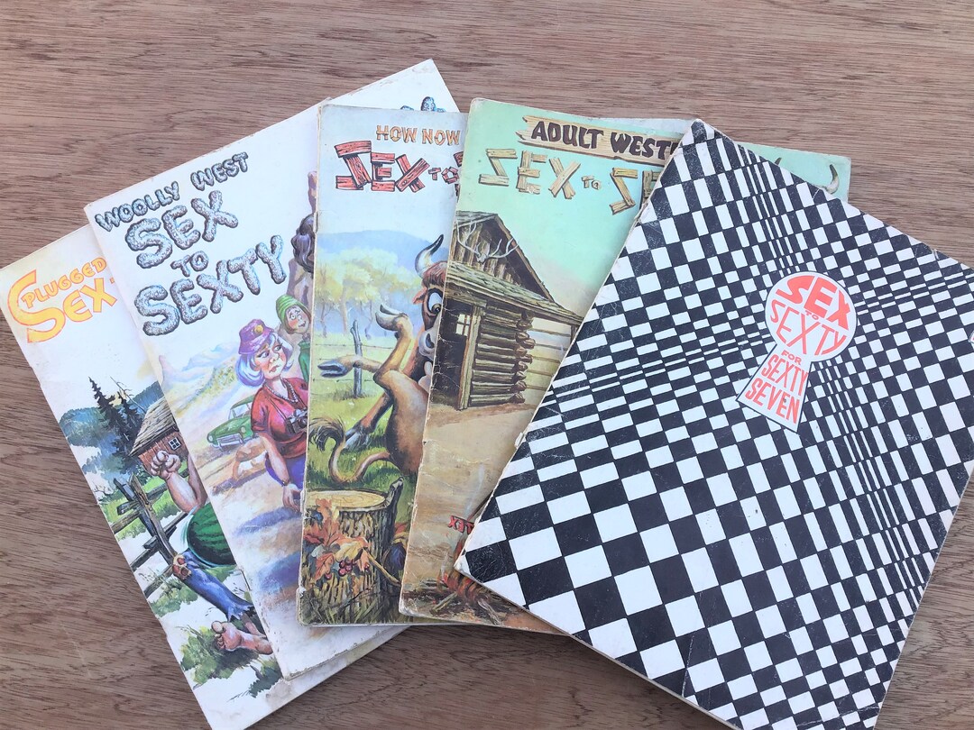 Vintage Sex to Sexty Lot of 6 Adult/mature Humor Comic Joke Magazines Great Cartoon Artists ...