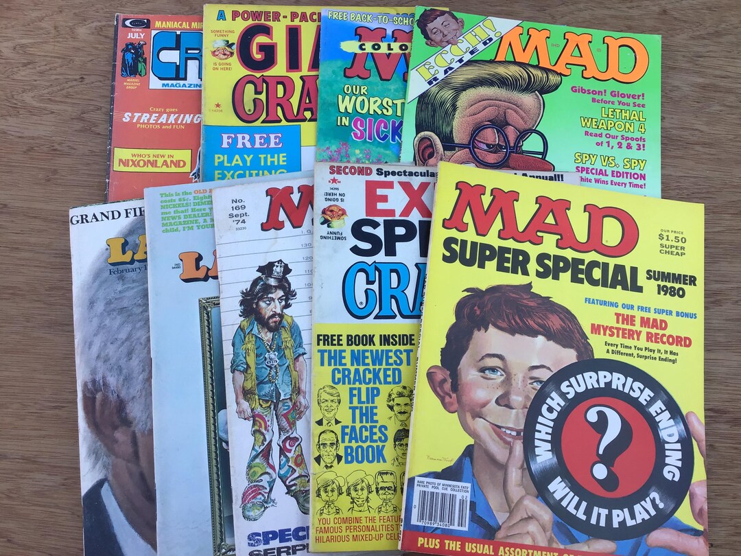 Vintage Satire Humor Magazine Lot/bundle of 9 From the 1970's-80's-90's ...