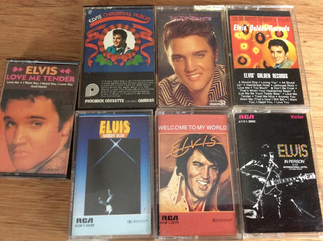 Vintage Elvis Presley Rock Cassette Tapes From 1970's-1980's You Pick ...