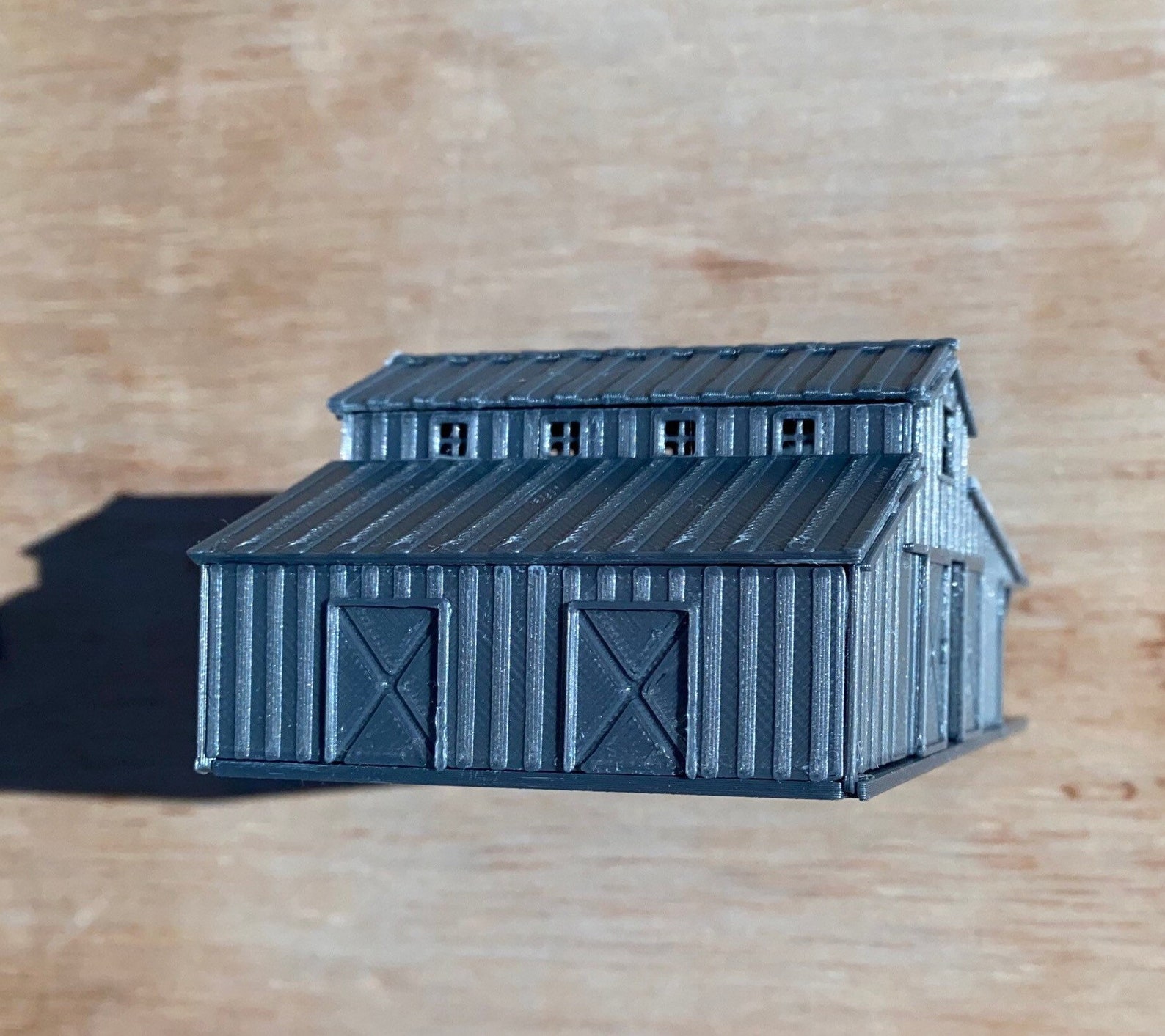 N Scale Barn With Silo - Etsy