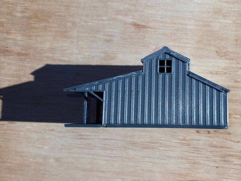 N Scale Barn With Silo - Etsy