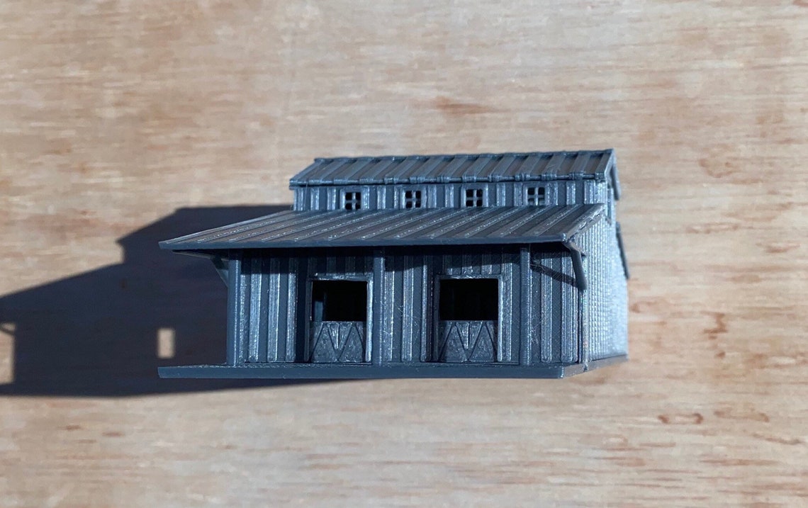 N Scale Barn With Silo - Etsy