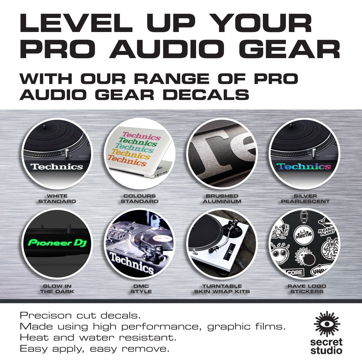 Pioneer DJ White Turntable Sticker Decal - Etsy