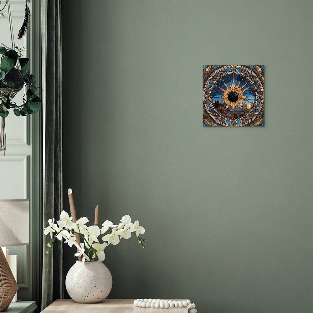 Solar Eclipse 2024 Metal Art Print Souvenir, Eclipse Keepsake, Eclipse ...