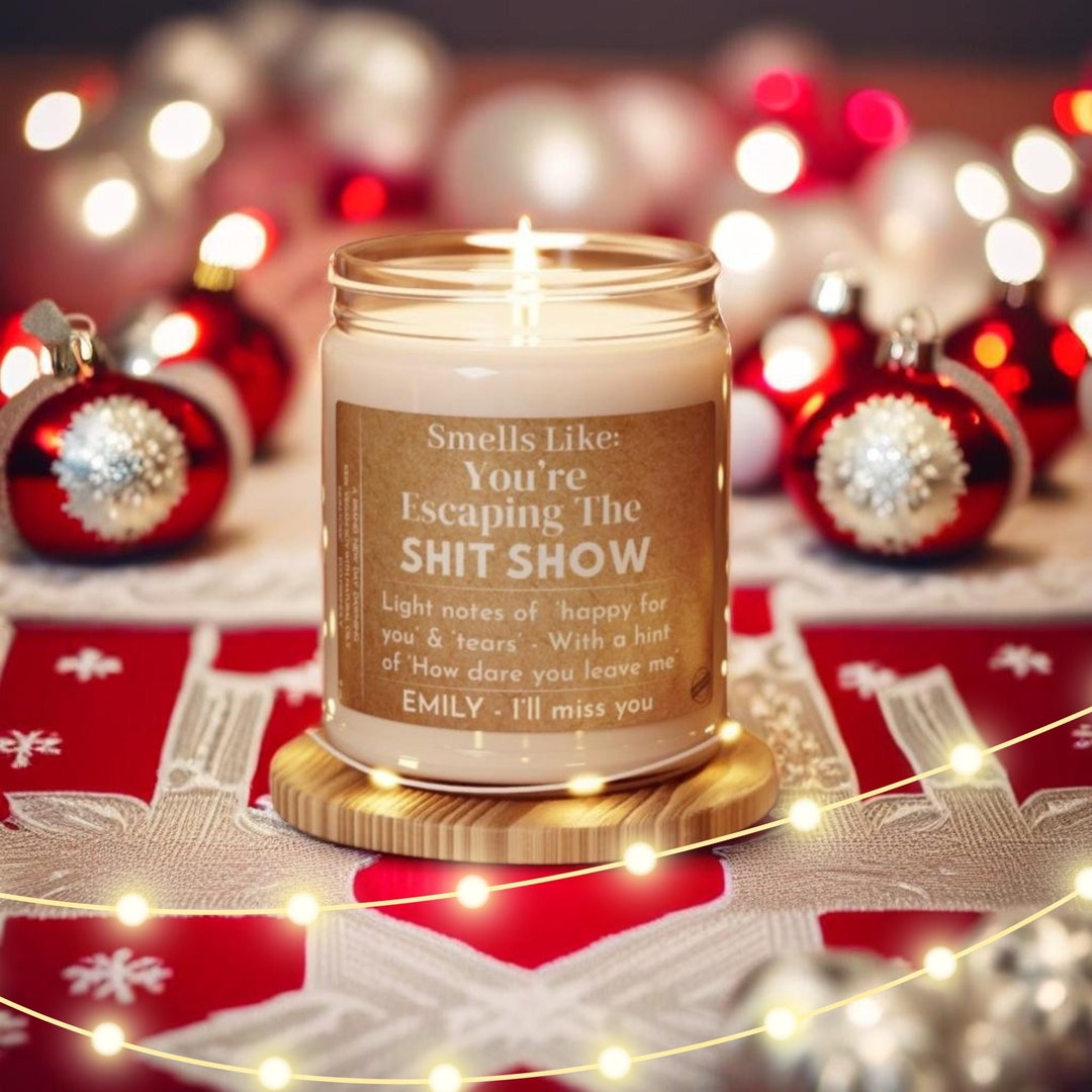 Custom Funny Candle, Goodbye Gift, Graduation, Farewell Gift for ...