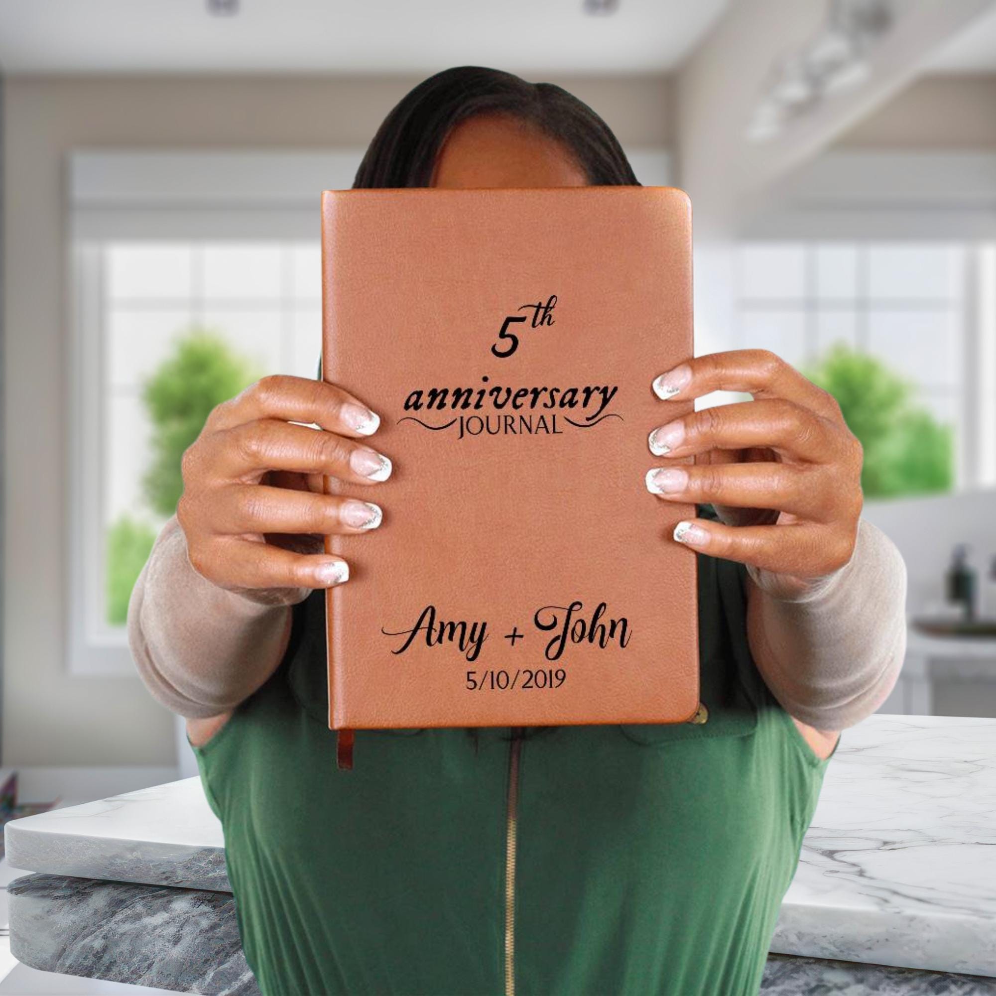 Personalized Any Anniversary Journal Gift Gift for Women Men Couples ...