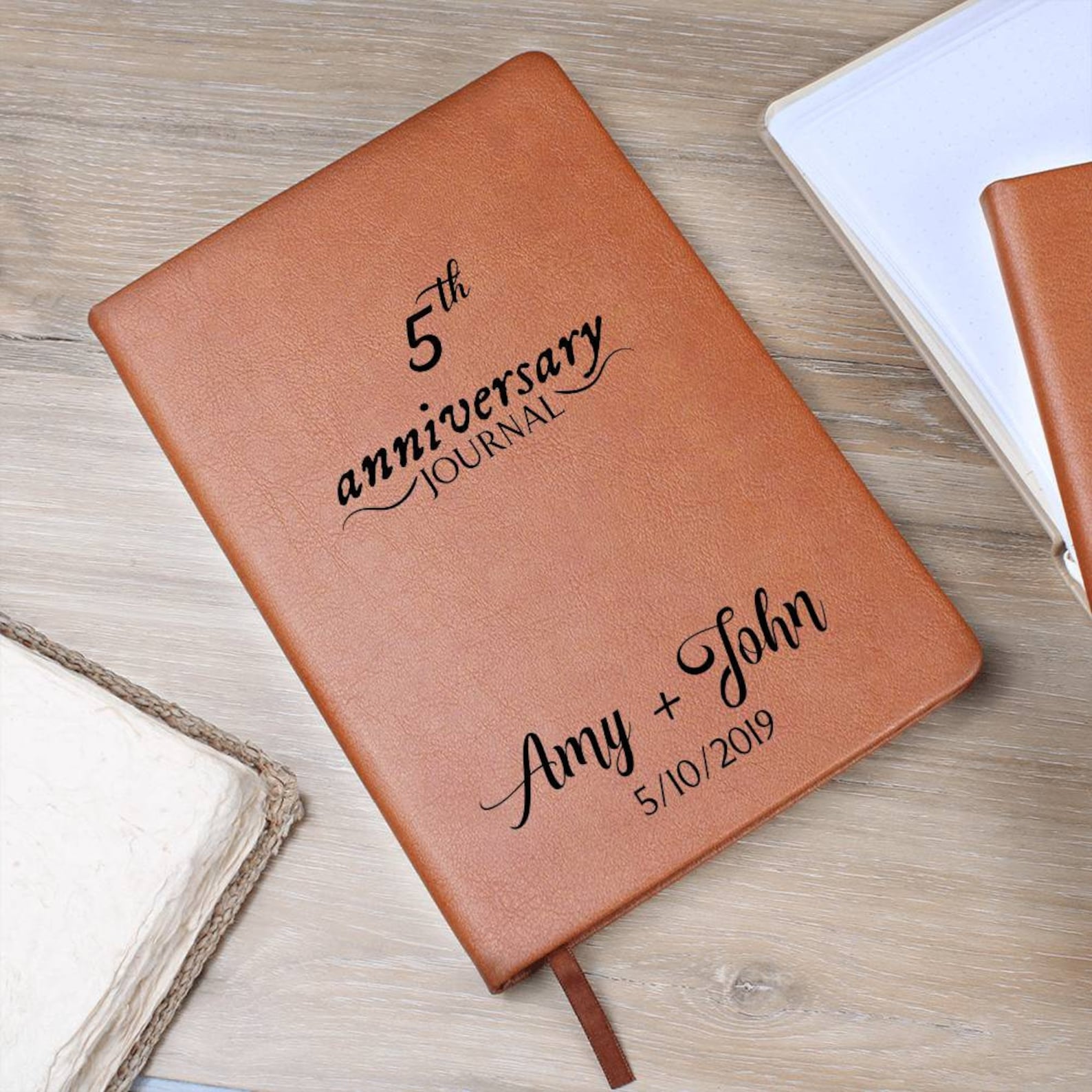 Personalized Any Anniversary Journal Gift Gift for Women Men Couples ...