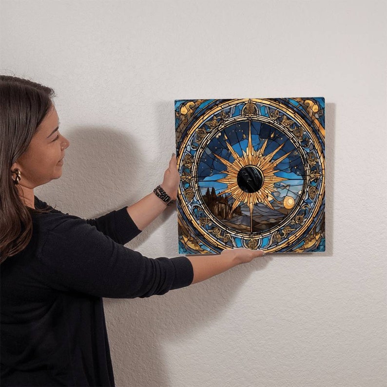 Solar Eclipse 2024 Metal Art Print Souvenir, Eclipse Keepsake, Eclipse ...