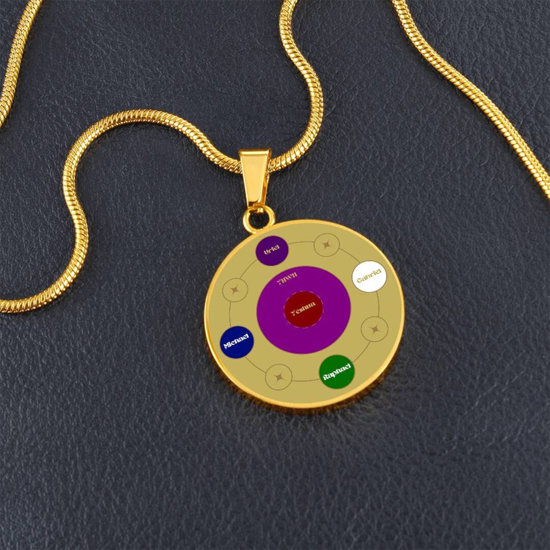 Prayer Angelic Amulet, Personalized Necklace, 4 Archangel Michael ...