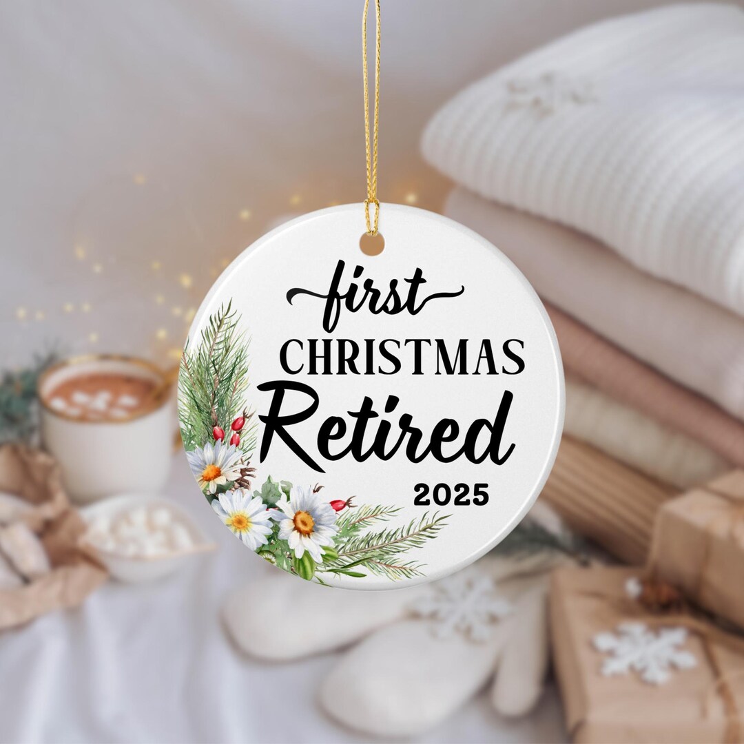 Double Sided Retired Ornament First Christmas 2025 Gift Unique Holiday ...