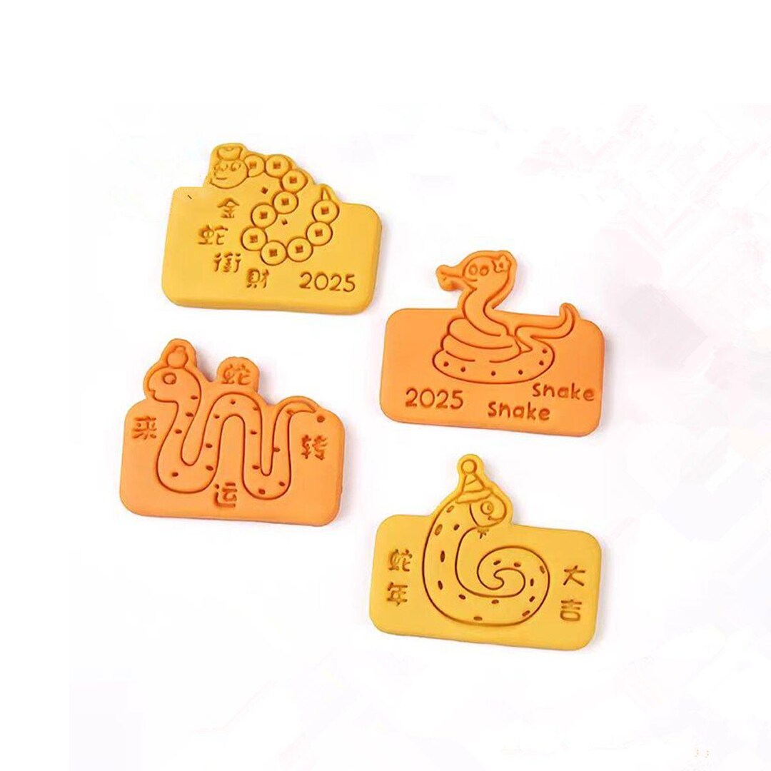 Cartoon Snake Cookie Mold, Cookie Cutter, Cookie Stamp, Cookie Press, Biscuit Cutter, the Year ...