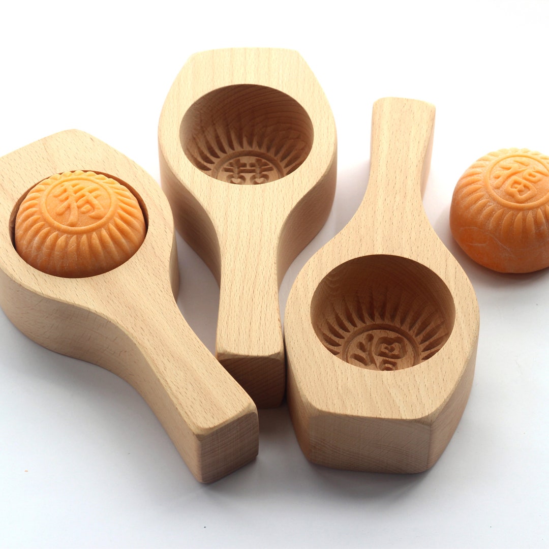Beech Wood Steamed Bun Mold: Chinese Character Pastry Tool - Etsy